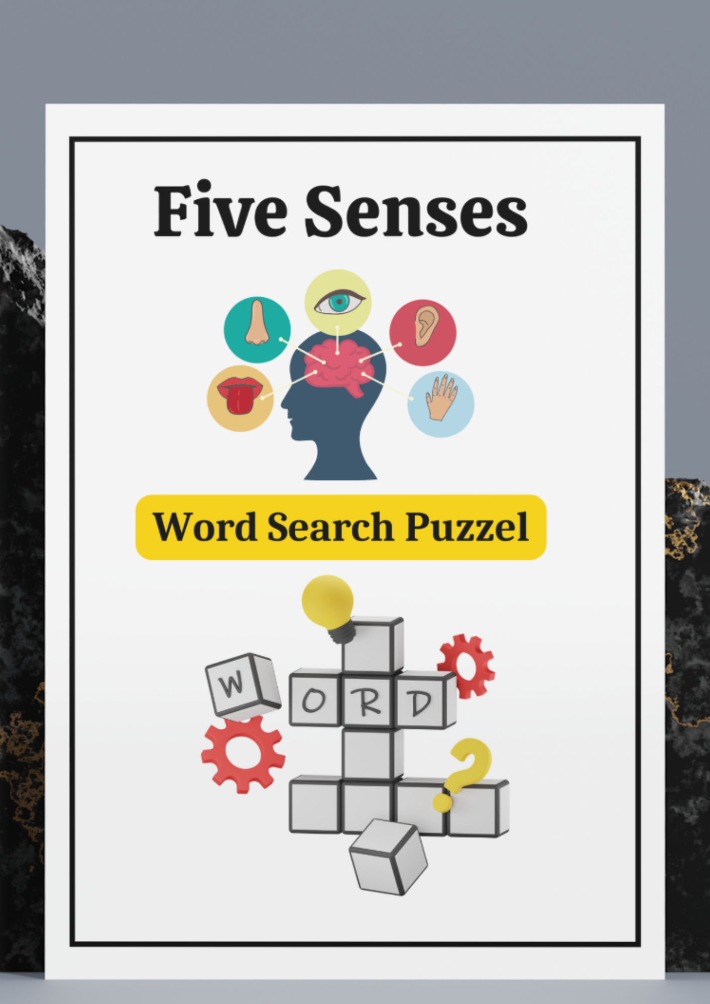 “Explore the Senses: A Word Search Adventure for Kids ...